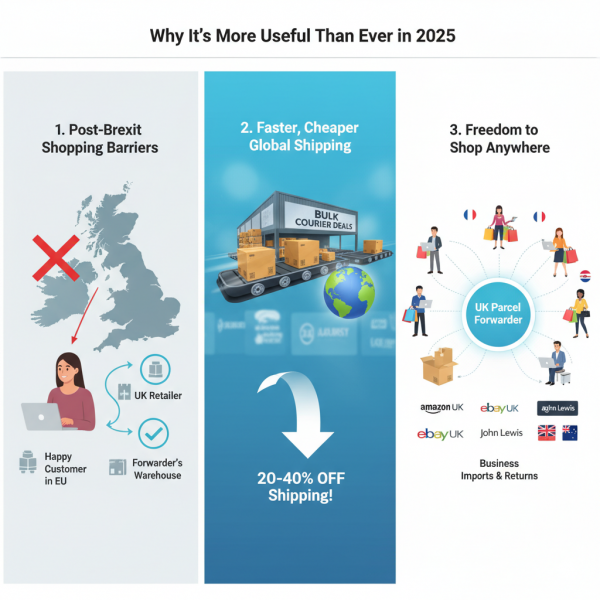 What is UK parcel forwarding and how does it work?